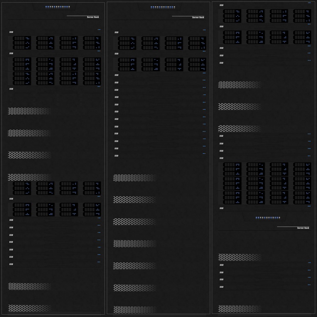 3D Server Rack Model - TurboSquid 2192589