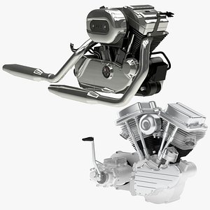 Motorcycle Engine 3D Models for Download | TurboSquid