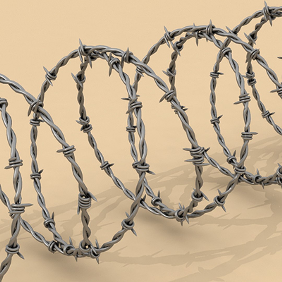 Barbwire Barbed Wire 3d 3ds