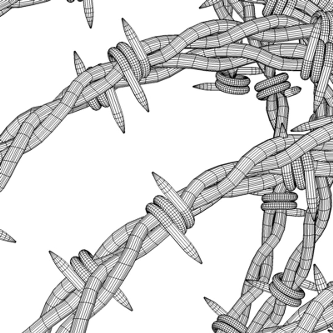 Barbwire Barbed Wire 3d 3ds