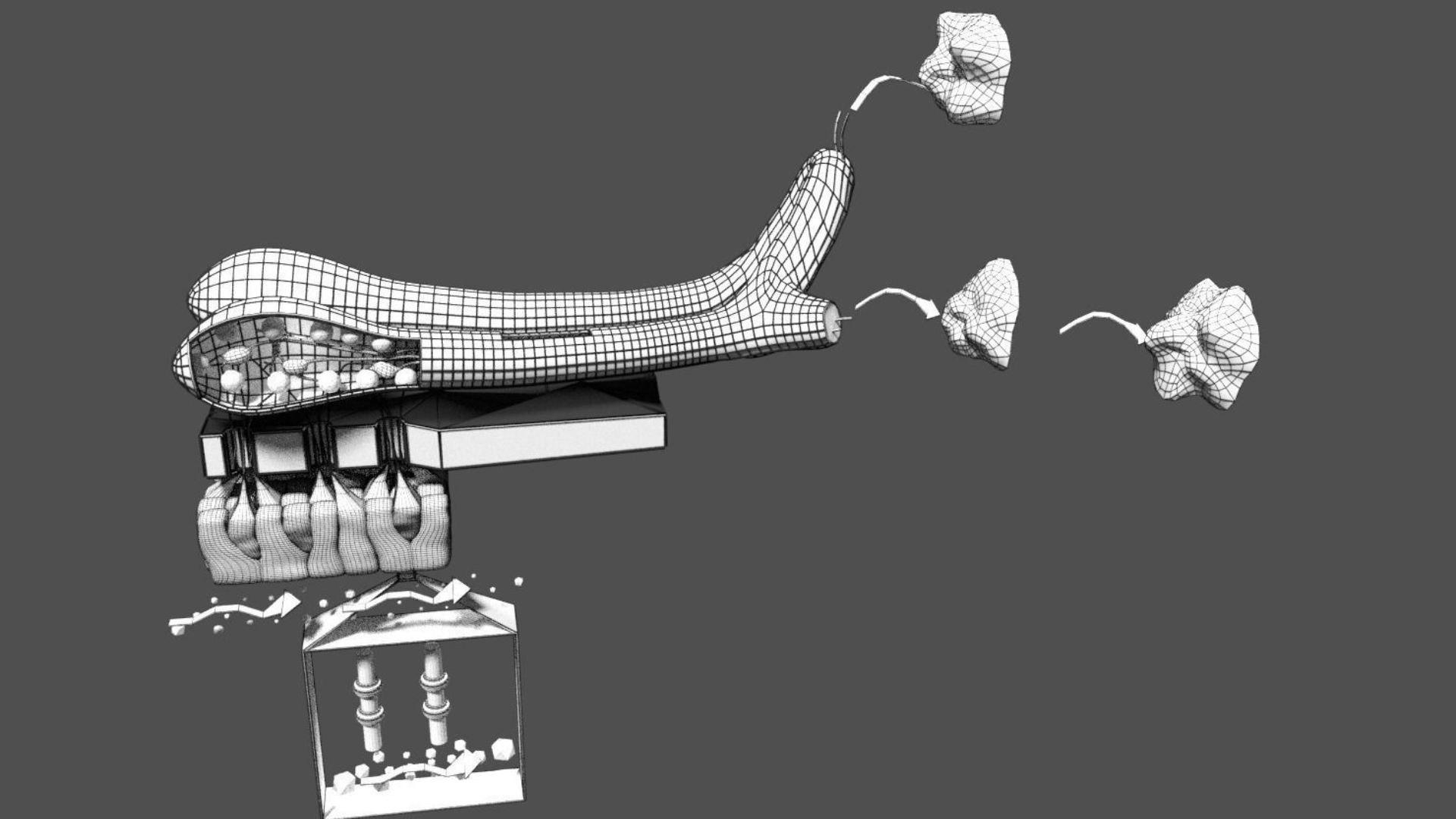 Olfactory labelled 3D model - TurboSquid 1586868