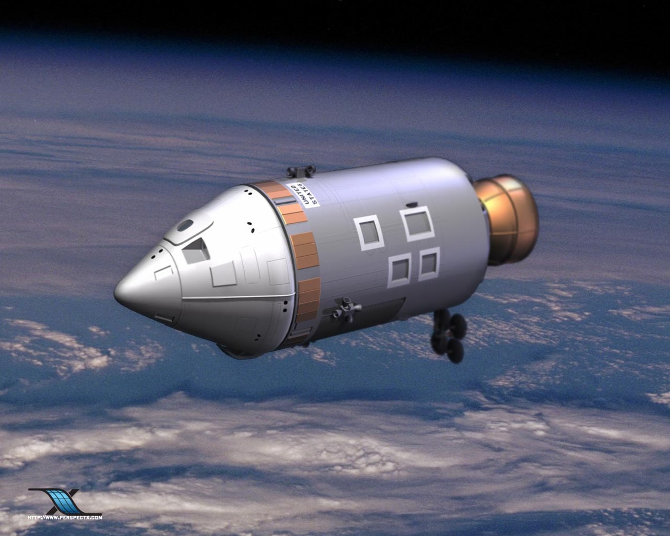 Saturn V Launch Vehicle 3d Model