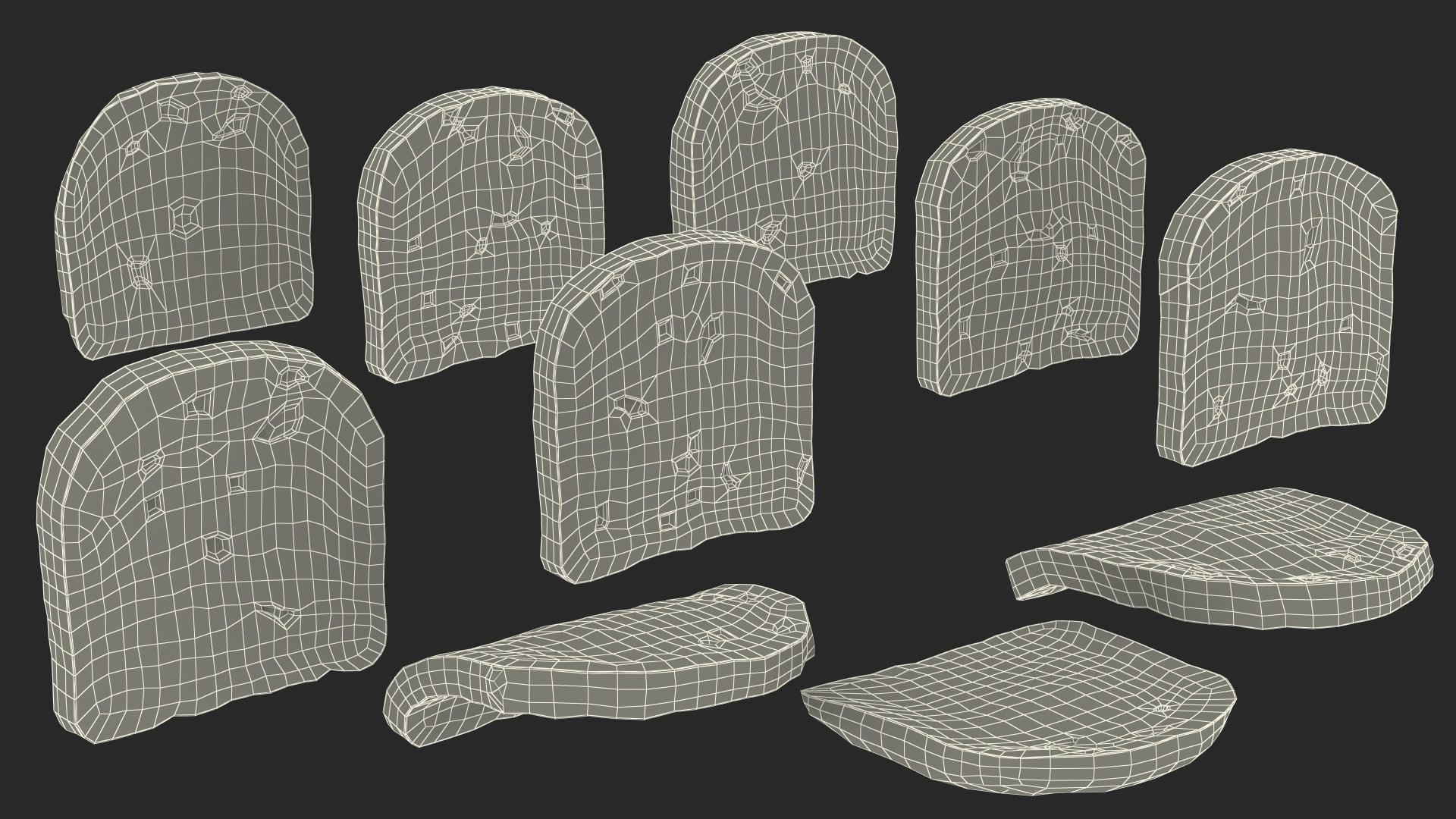 Bread Sliced 3D Model - TurboSquid 1999860