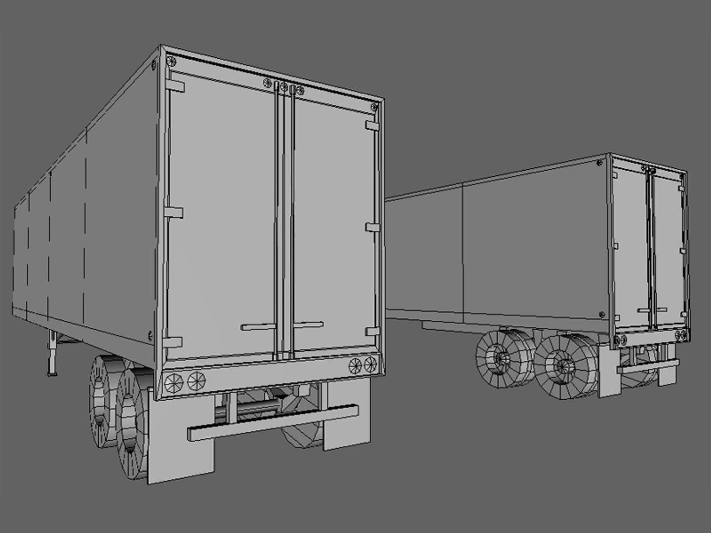 3d Semi Trailers Model