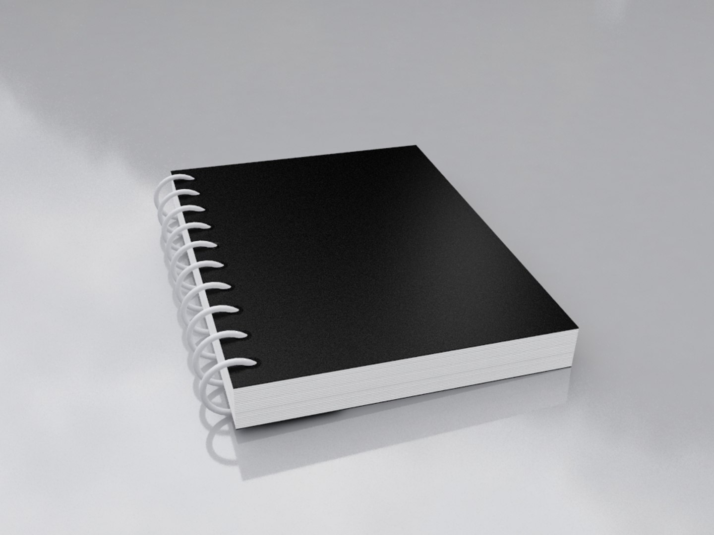 3D Small Black Notepad - TurboSquid 1505568