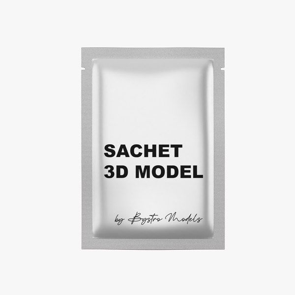 3D Sachet Models | TurboSquid