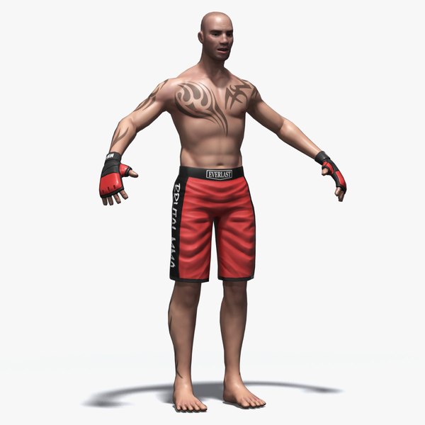 3d mial s mma fighter model