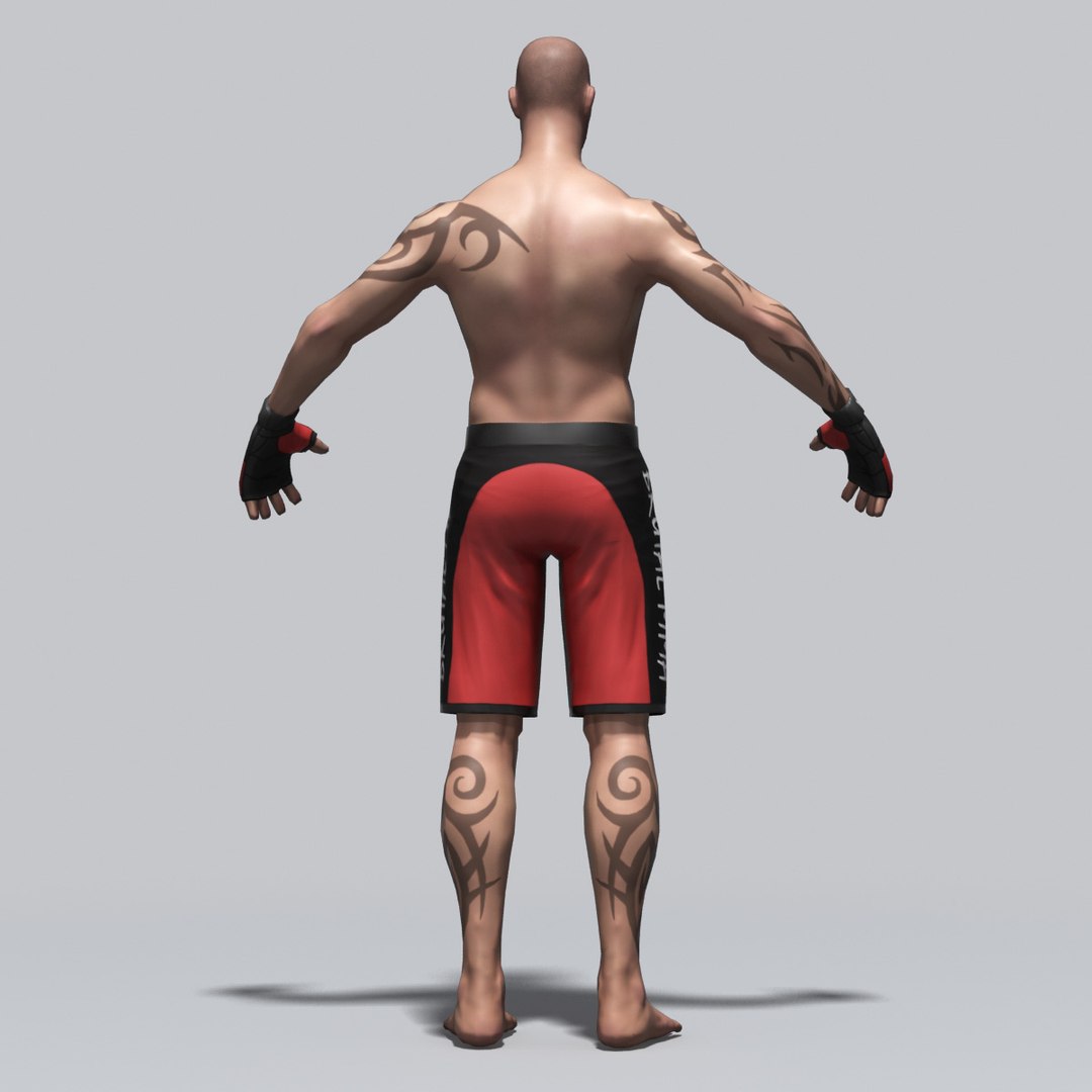 3d Mial S Mma Fighter Model