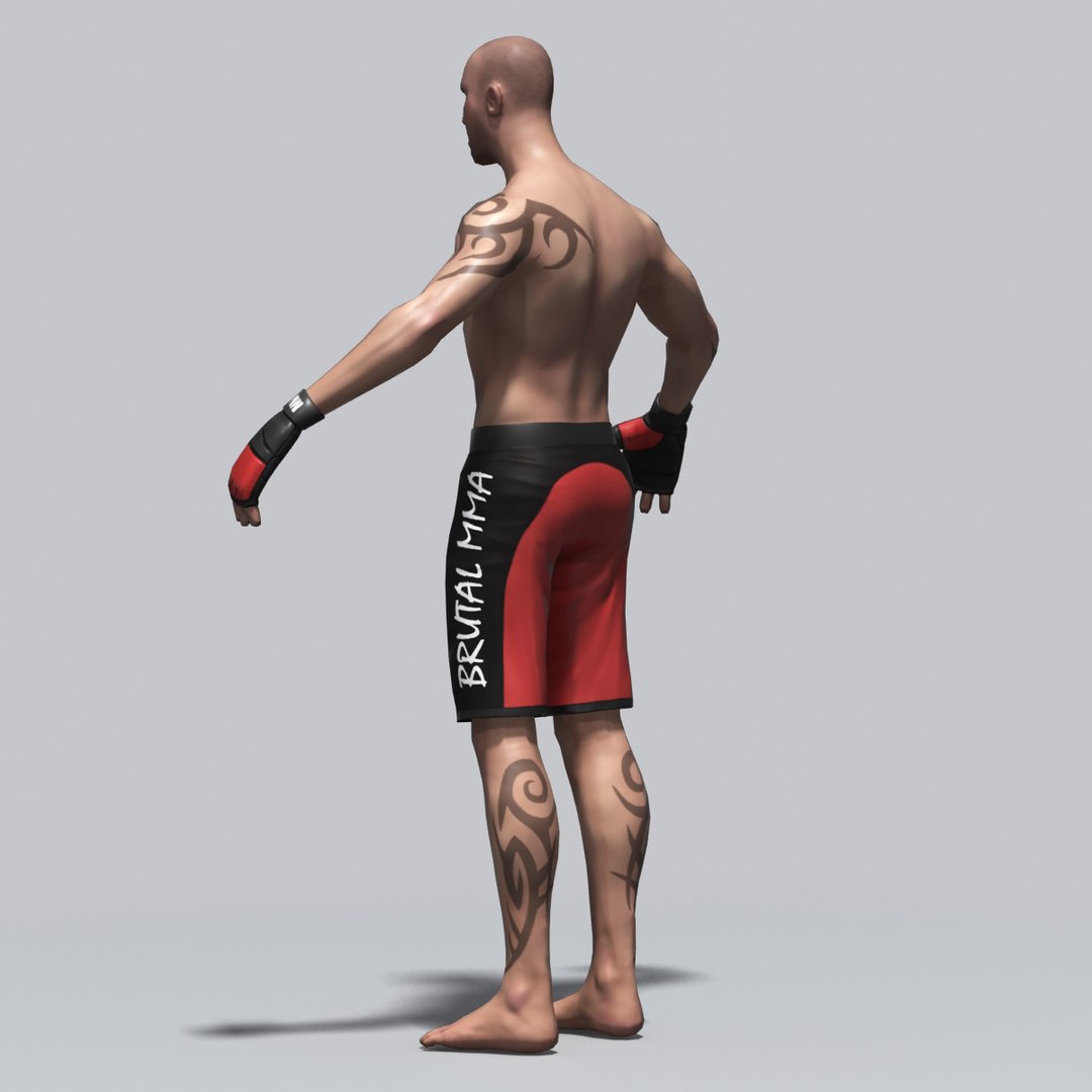 3d Mial S Mma Fighter Model
