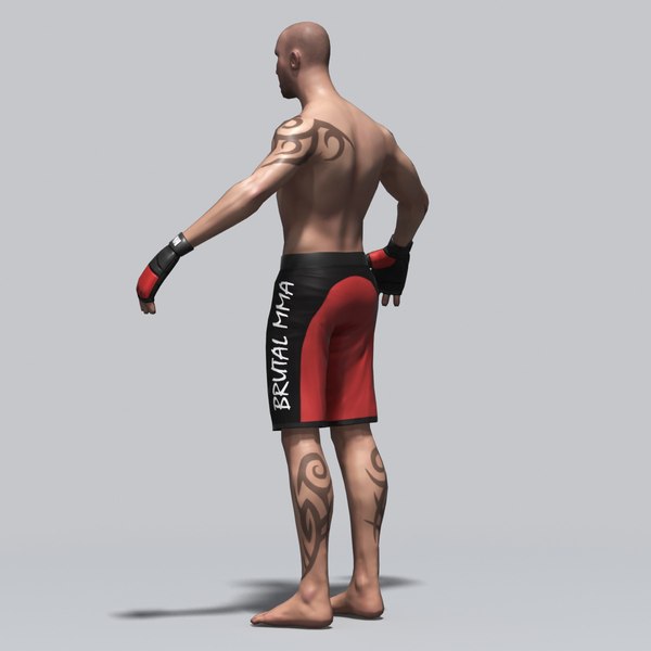 3d mial s mma fighter model