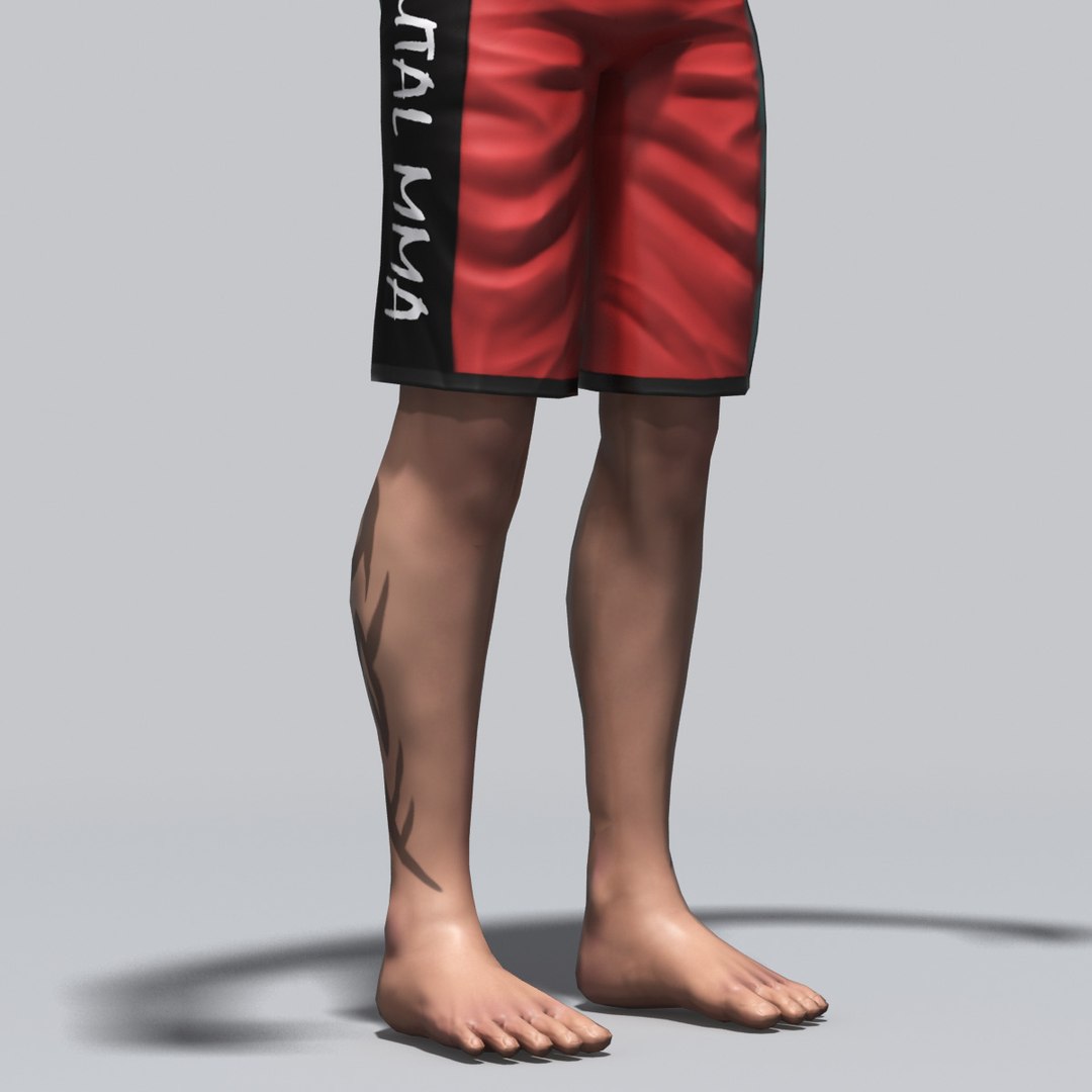 3d Mial S Mma Fighter Model