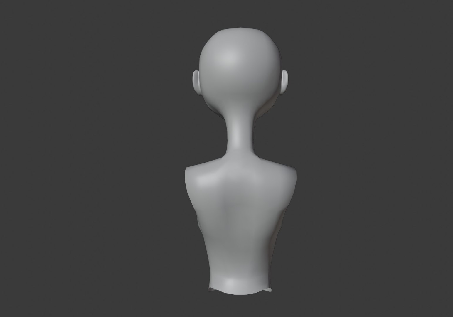 3D Female Torso Low Poly - TurboSquid 1884983
