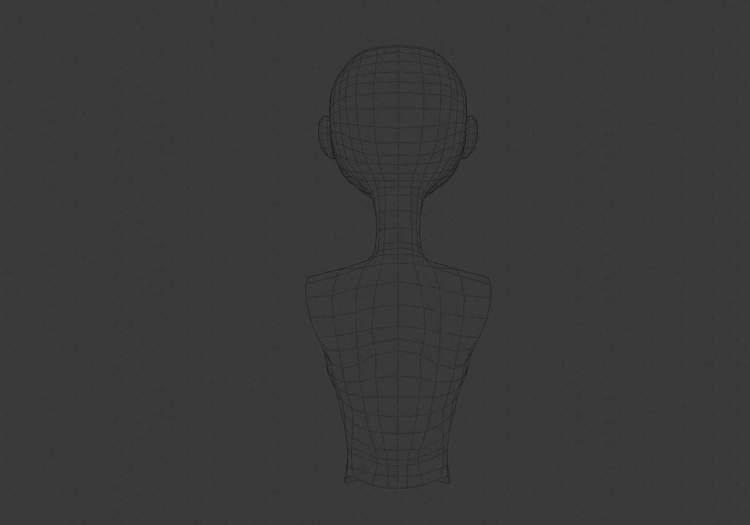 3D Female Torso Low Poly - TurboSquid 1884983