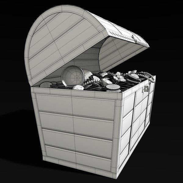 treasure chest 3d model