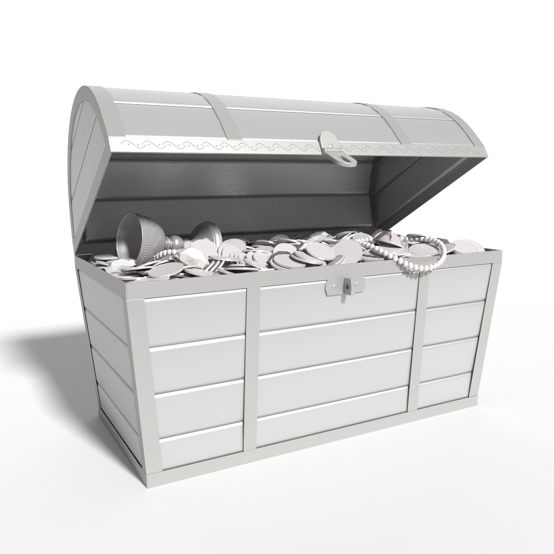treasure chest 3d model