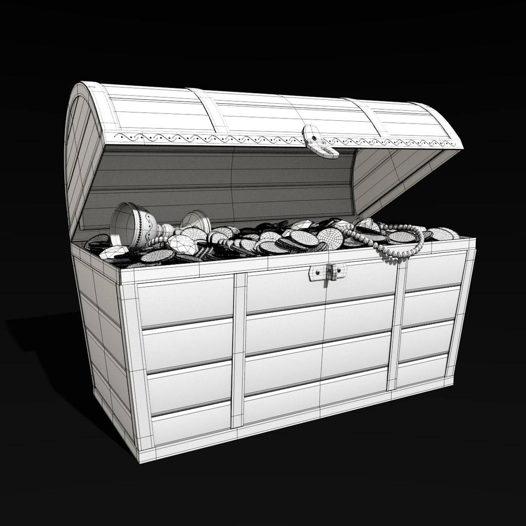 Treasure Chest 3d Model