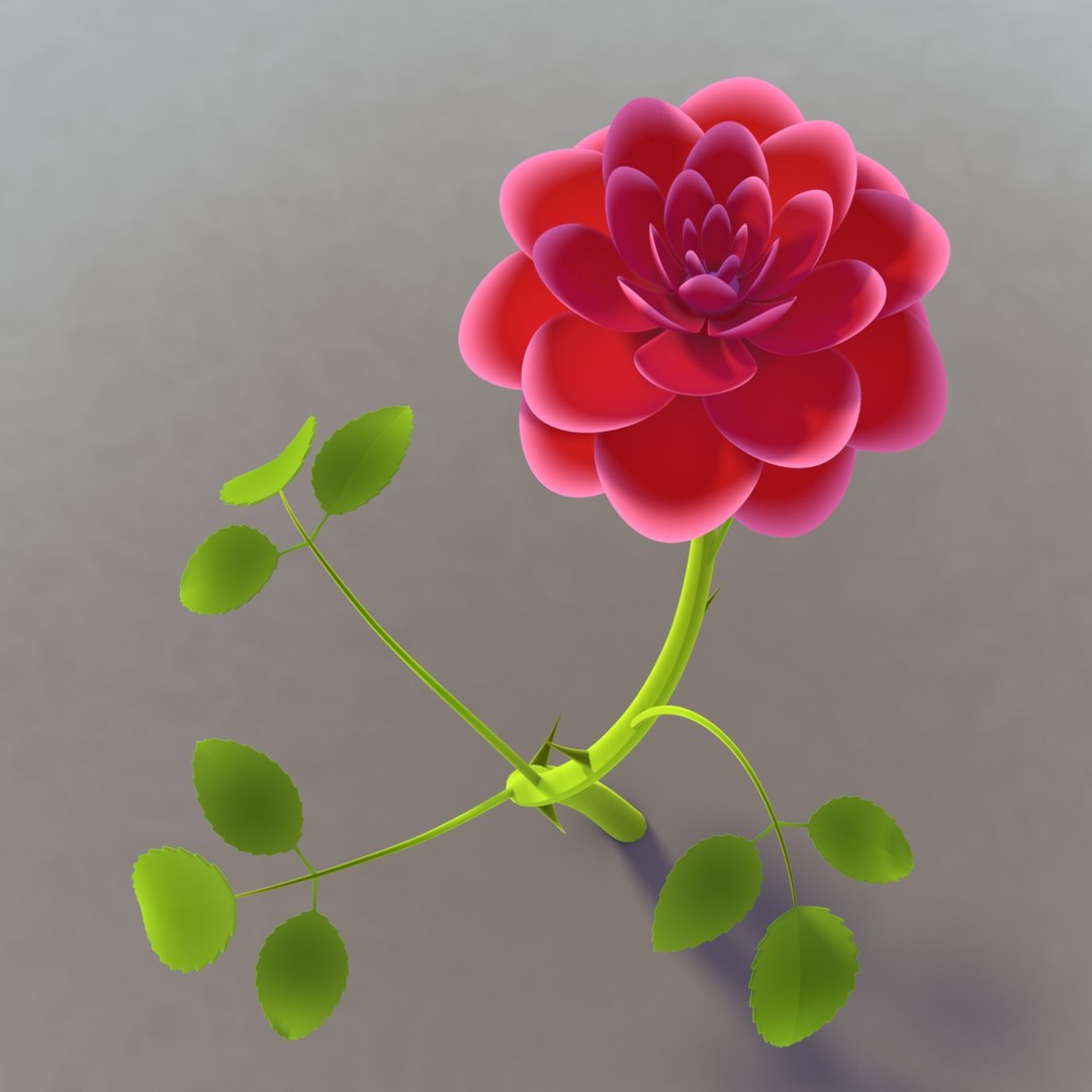 Rose Growing 3D - TurboSquid 1378191