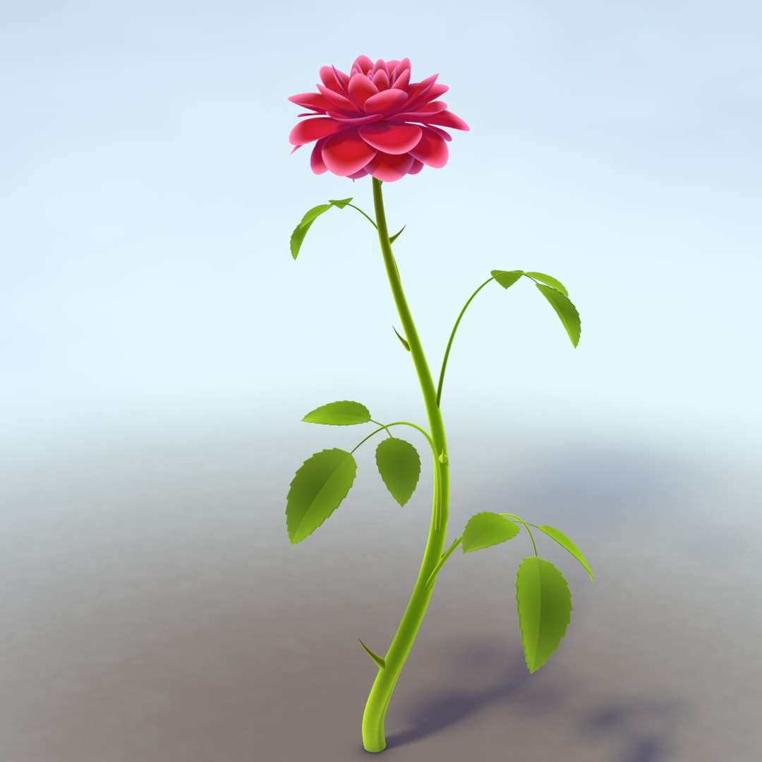 Rose Growing 3D - TurboSquid 1378191