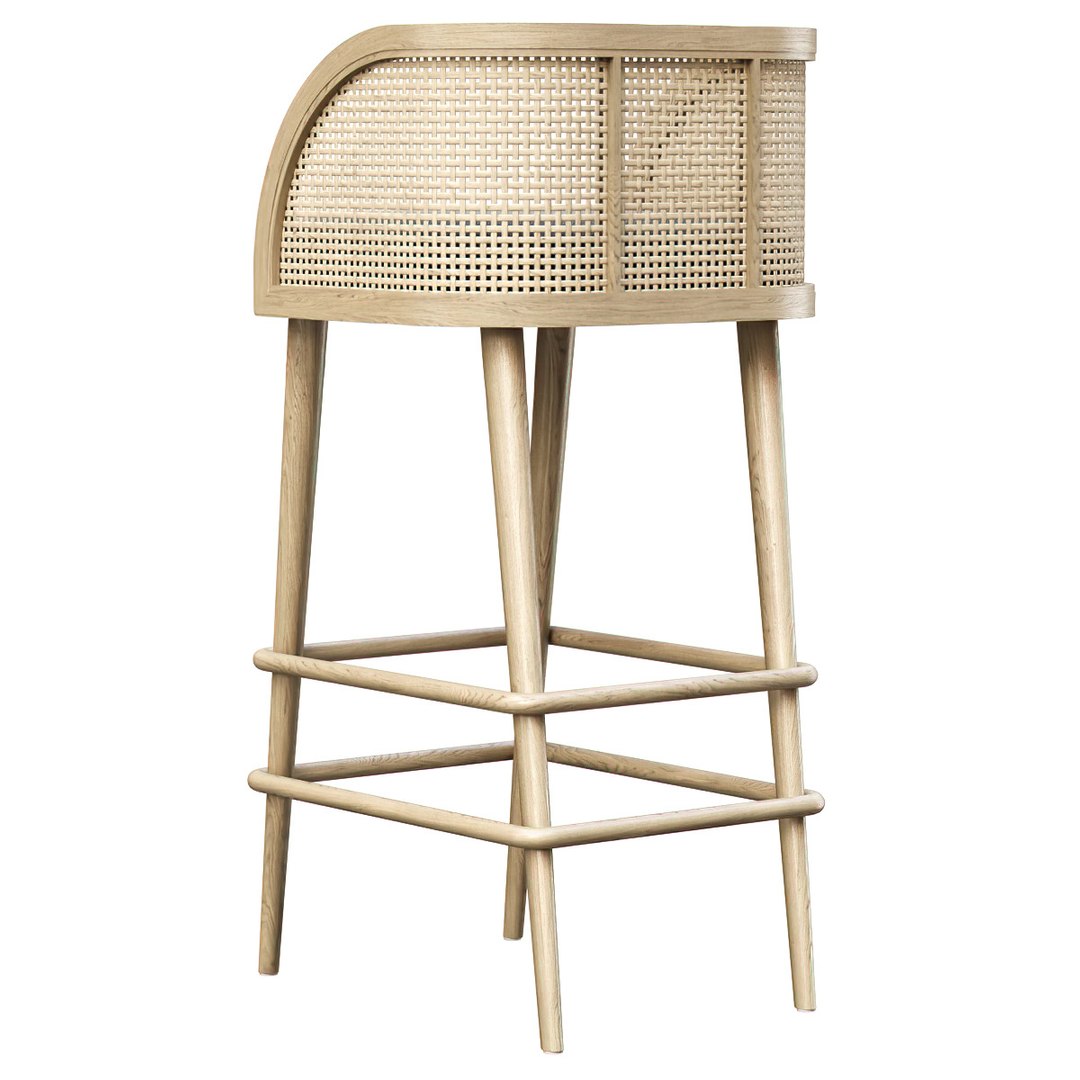 Rimma rattan bar stool DR78 3D - TurboSquid 1722435