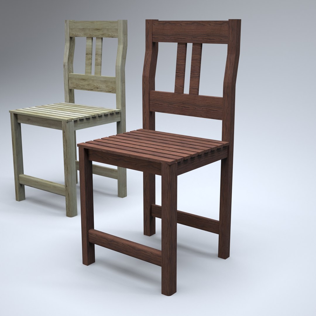 3D chair rustic kitchens model - TurboSquid 1547333
