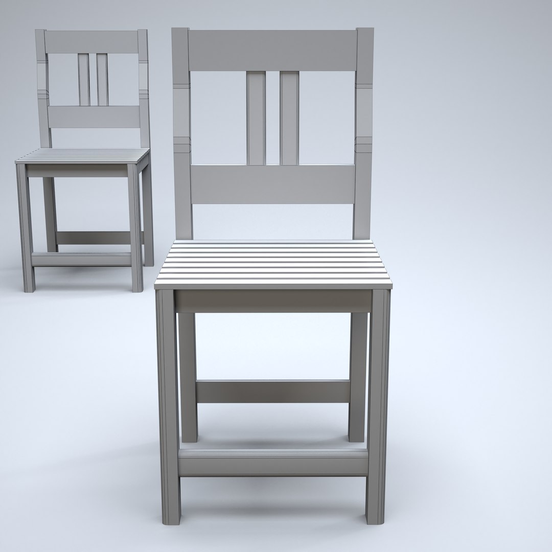 3D chair rustic kitchens model - TurboSquid 1547333