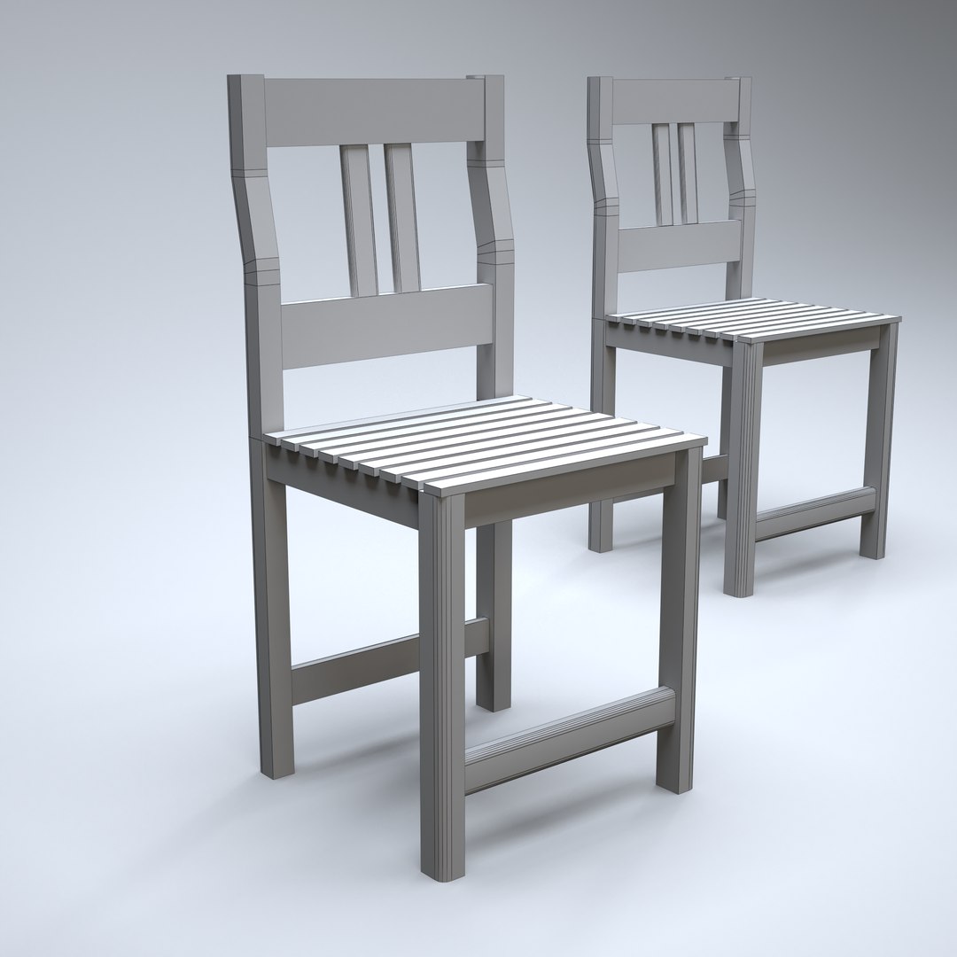 3D chair rustic kitchens model - TurboSquid 1547333
