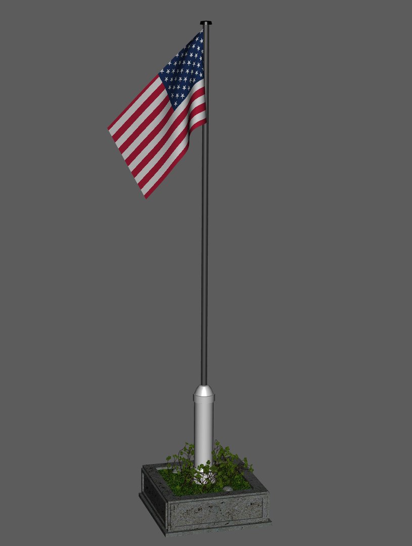 Usa Flag 3D Model - TurboSquid 1205129