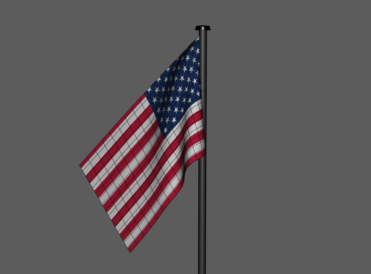 Usa Flag 3D Model - TurboSquid 1205129