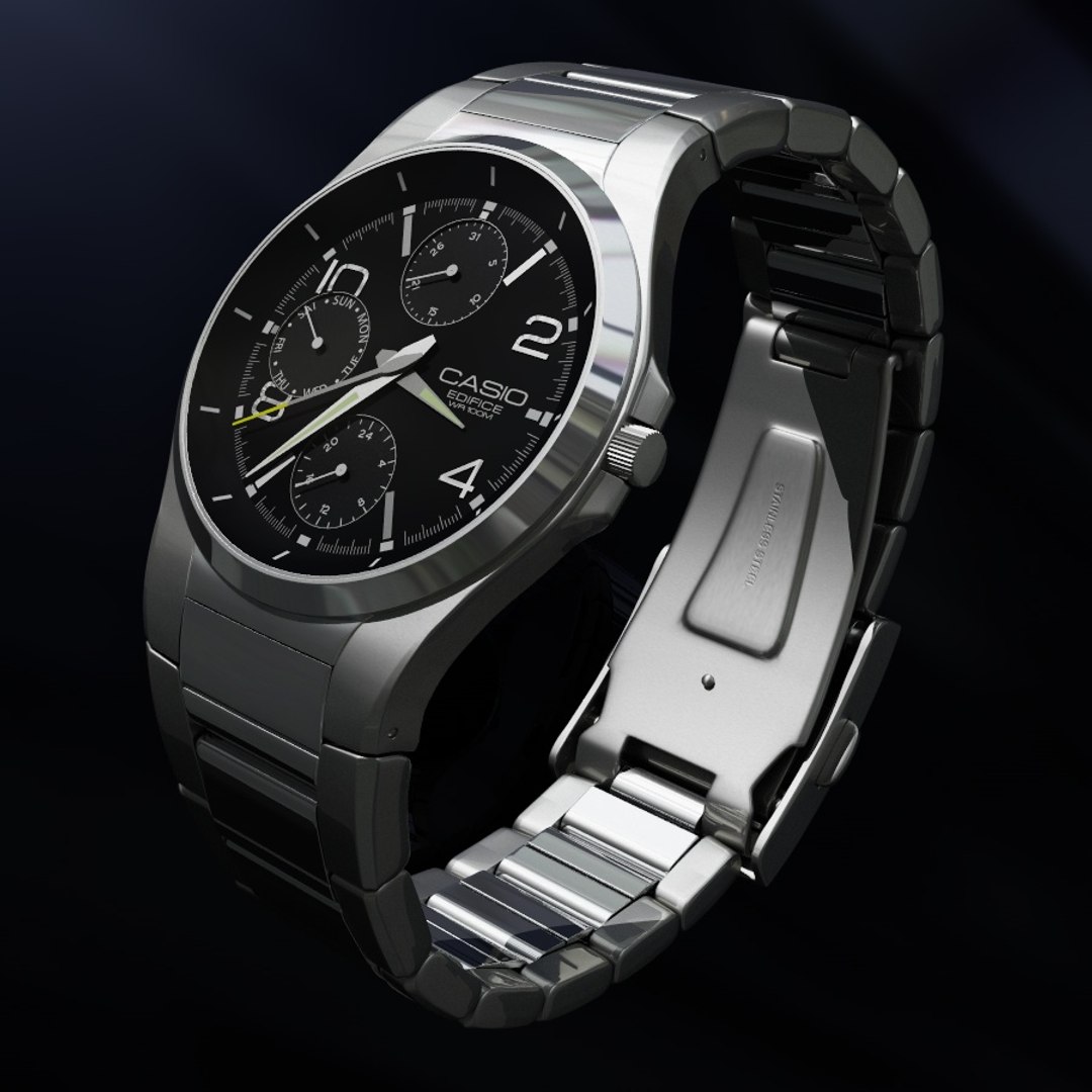 Casio Edifice Watch 3d 3ds