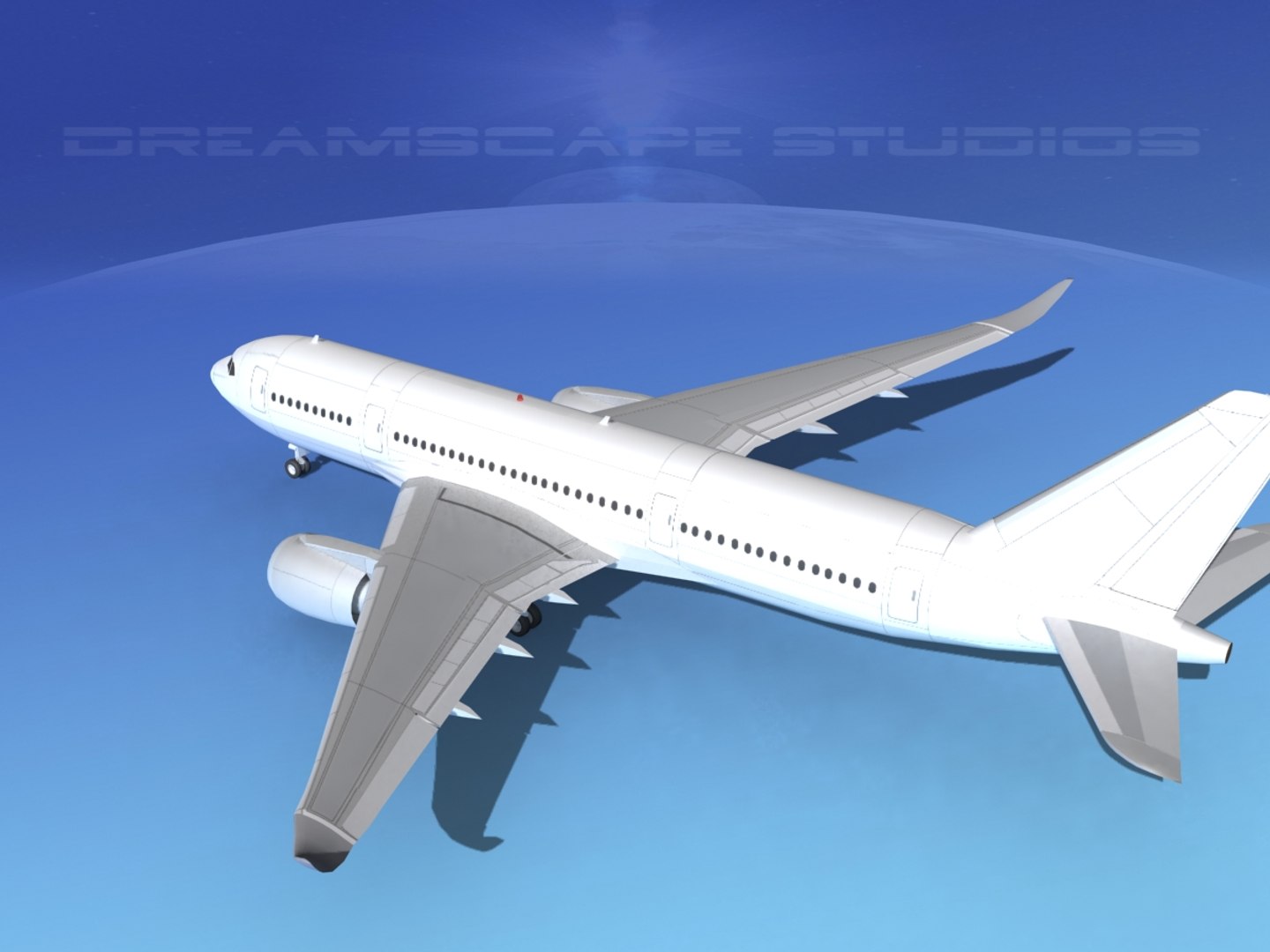 3d Airbus A350