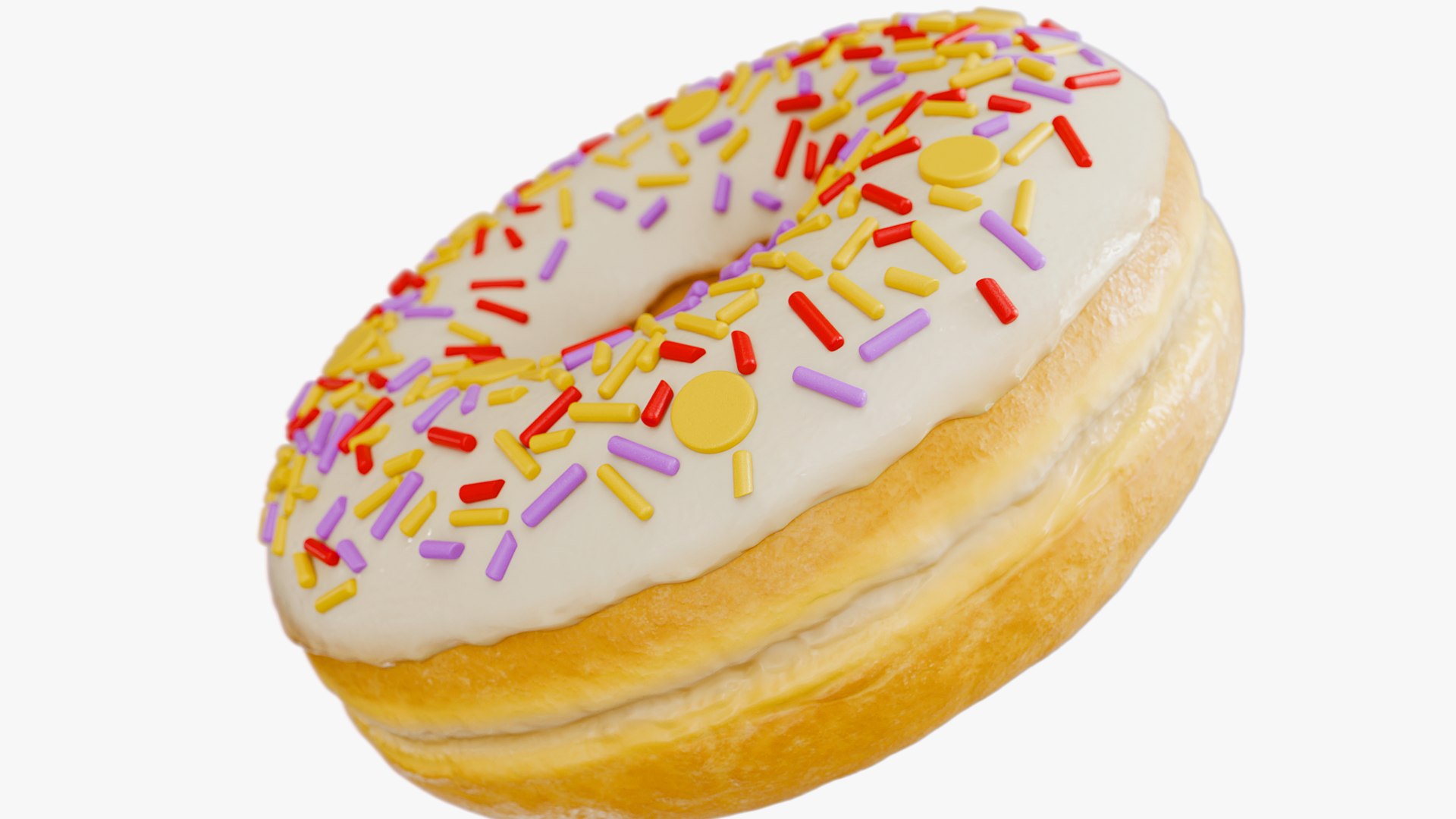 Realistic Glazed Donuts 3D Model - TurboSquid 2414576