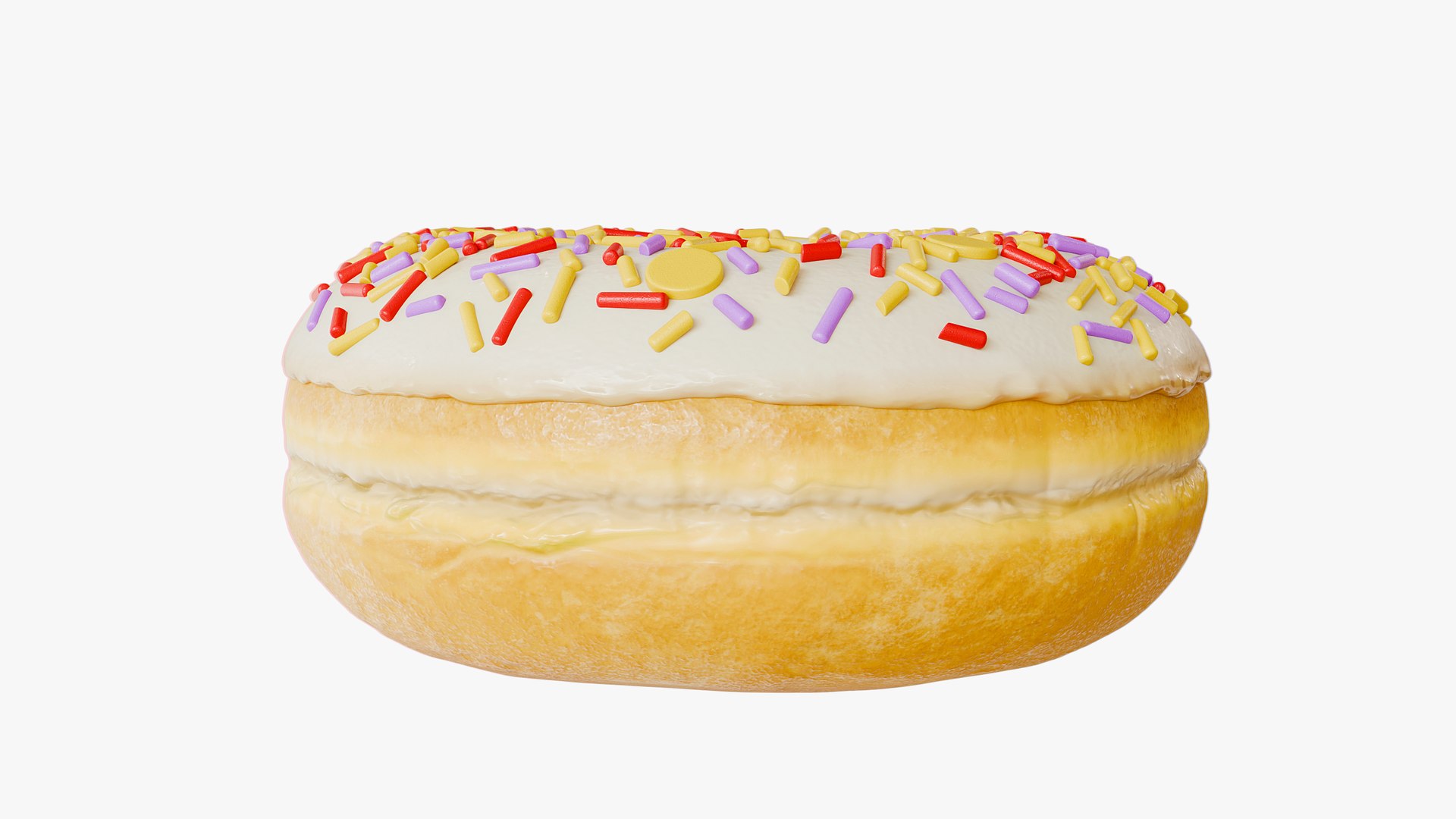 Realistic Glazed Donuts 3D Model - TurboSquid 2414576