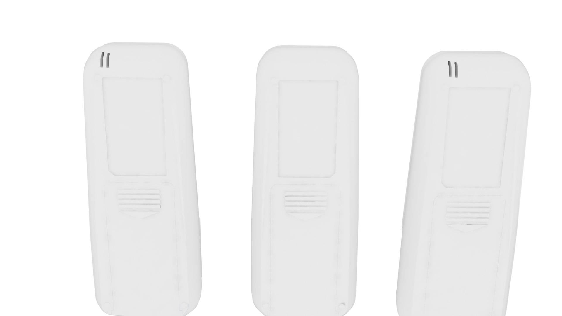 Vestel Air Conditioner Remote Controls Set 3D Model - TurboSquid 1752996