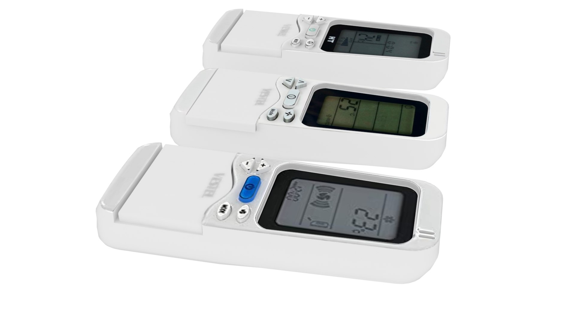 Vestel Air Conditioner Remote Controls Set 3D Model - TurboSquid 1752996