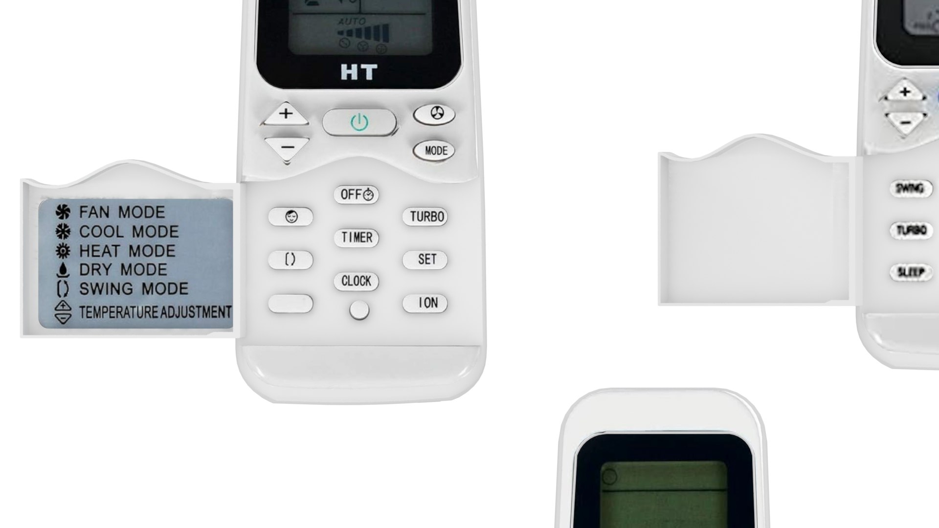 Vestel Air Conditioner Remote Controls Set 3D model - TurboSquid 1752996