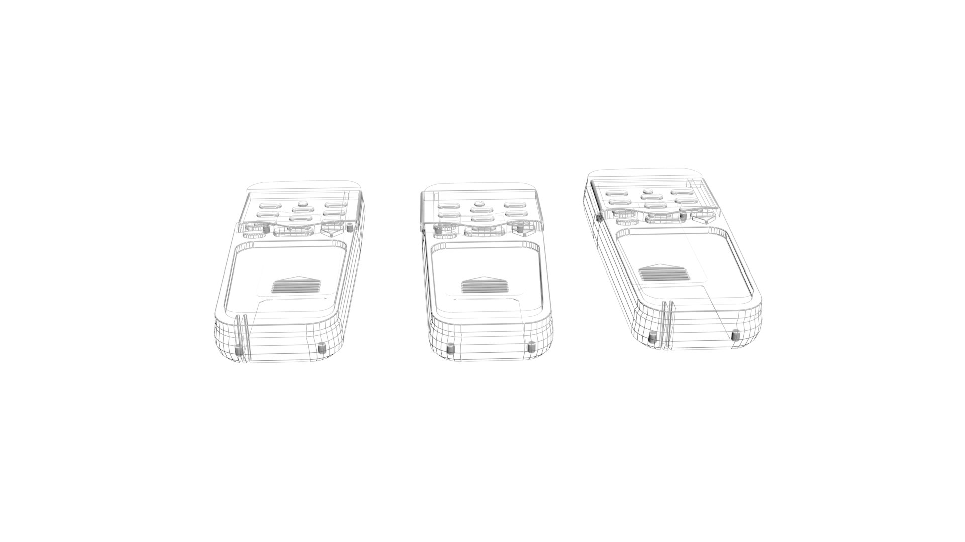 Vestel Air Conditioner Remote Controls Set 3D model - TurboSquid 1752996