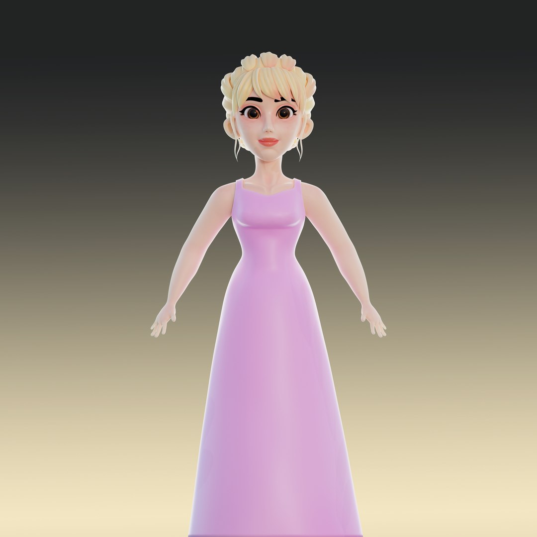 Princess Lily 3D - TurboSquid 1923091