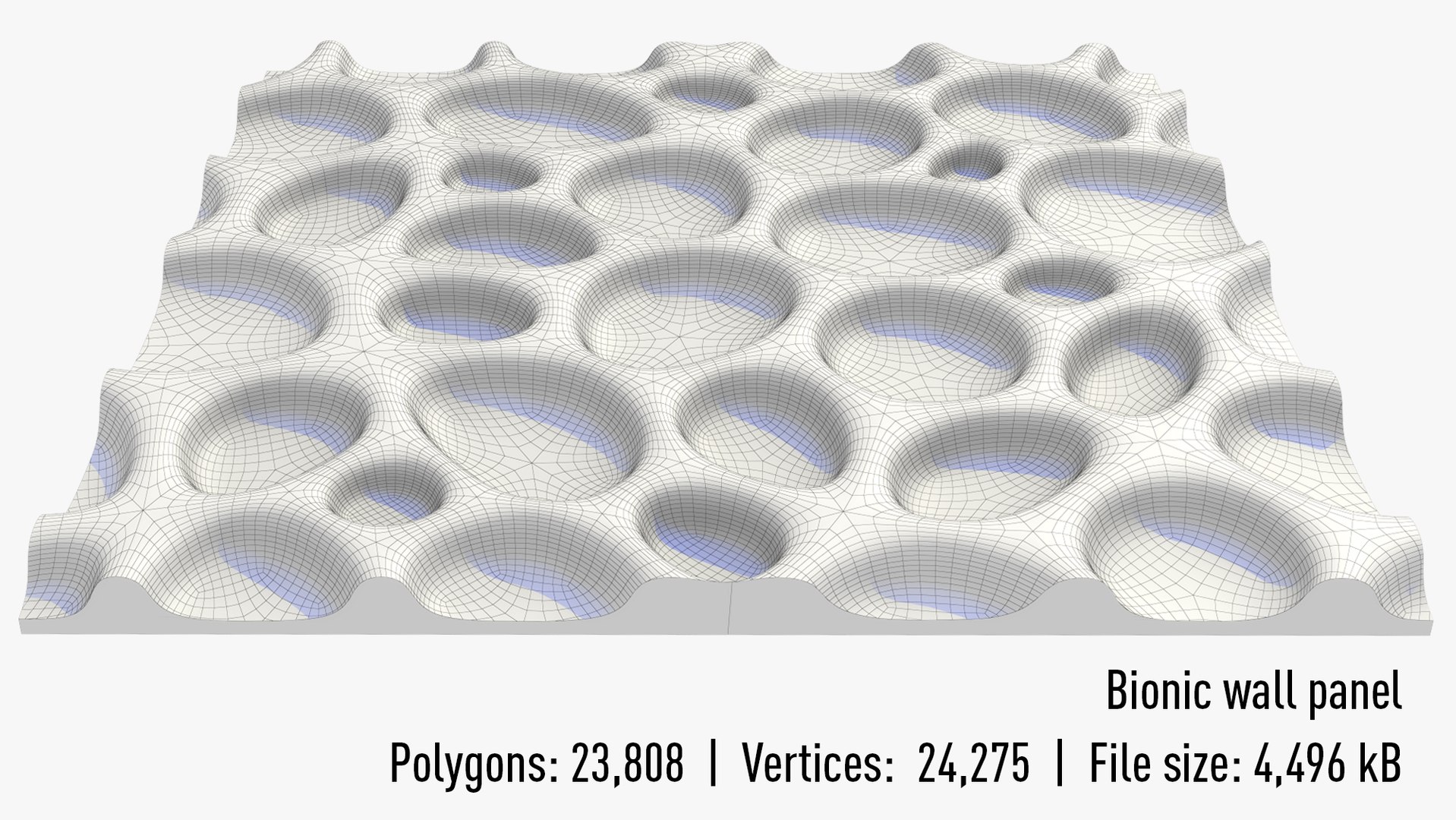 3D Panel Bionic Model - TurboSquid 1490886