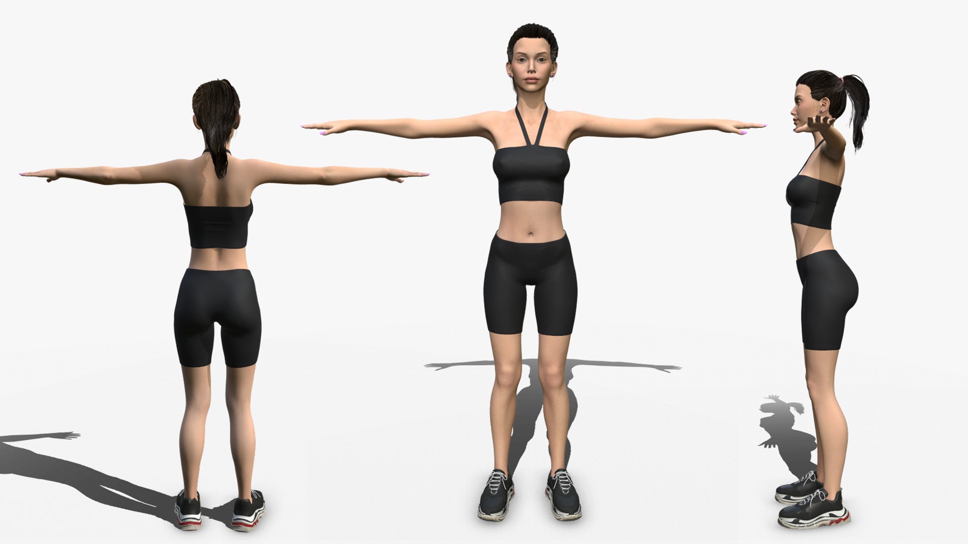 Mia Game Ready 3D Model - TurboSquid 1934185