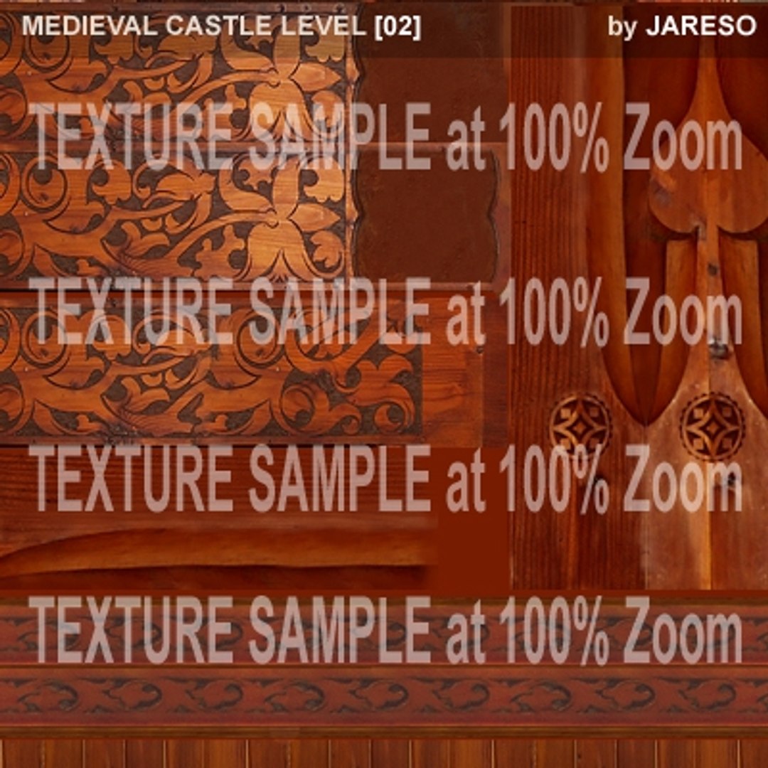 Level Medieval Castle - 3d Model