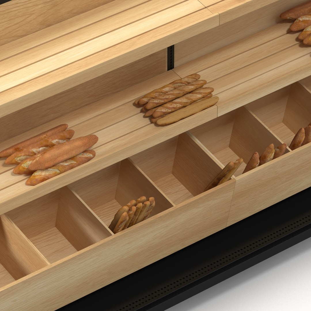 3d bakery display model