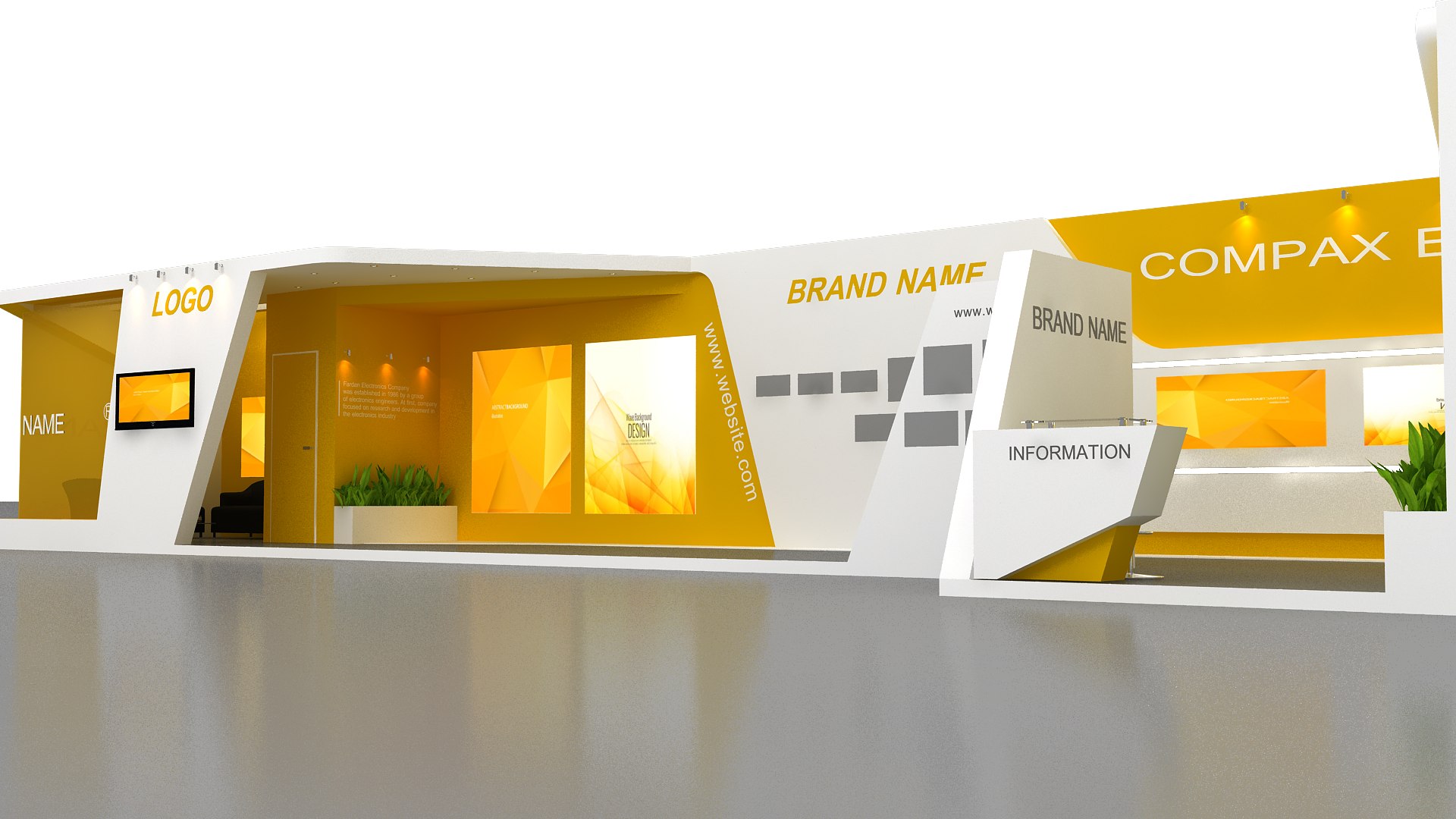Exhibition Model - TurboSquid 2154536