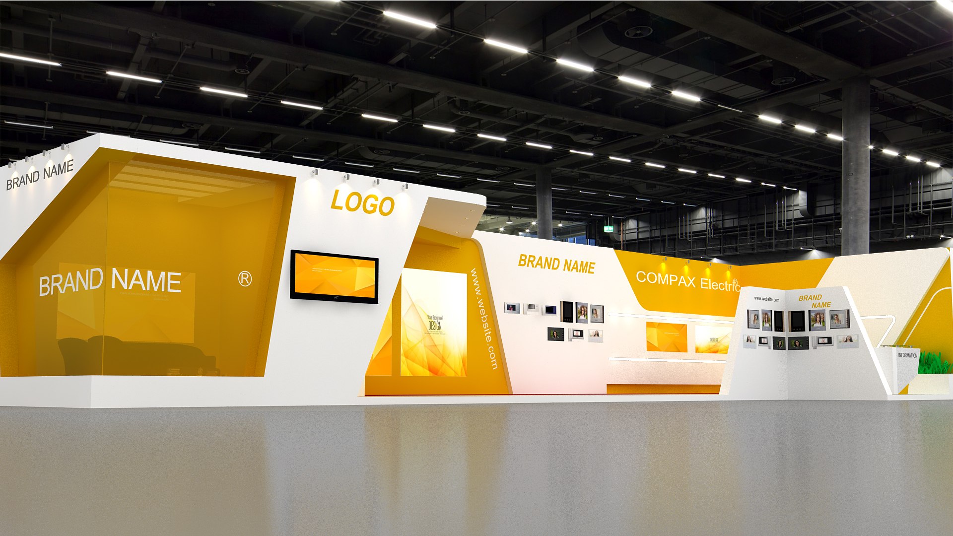 Exhibition Model - TurboSquid 2154536