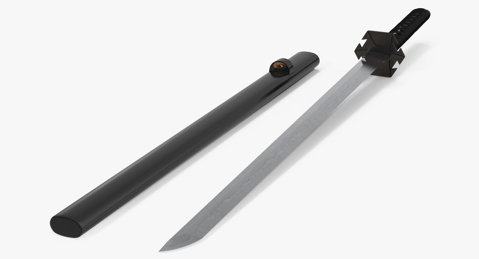 Short Japan Sword Ninjato 3ds