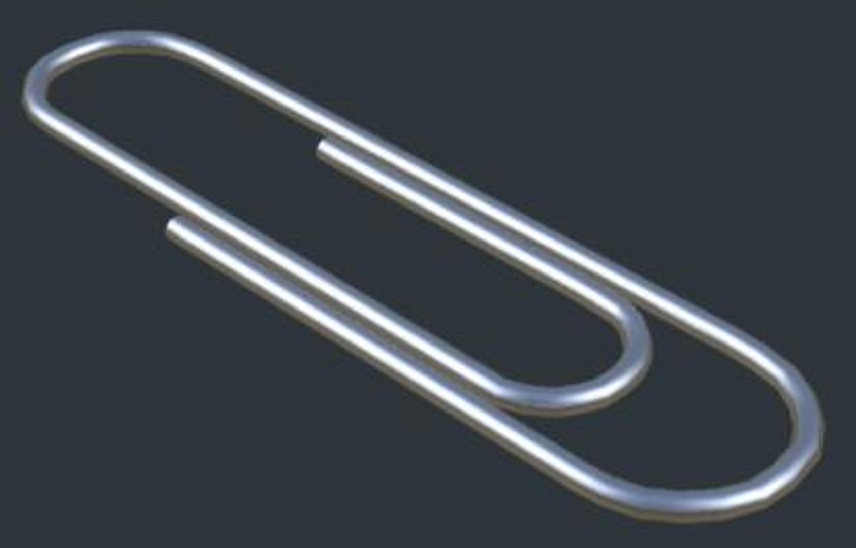 3d paperclip paper model