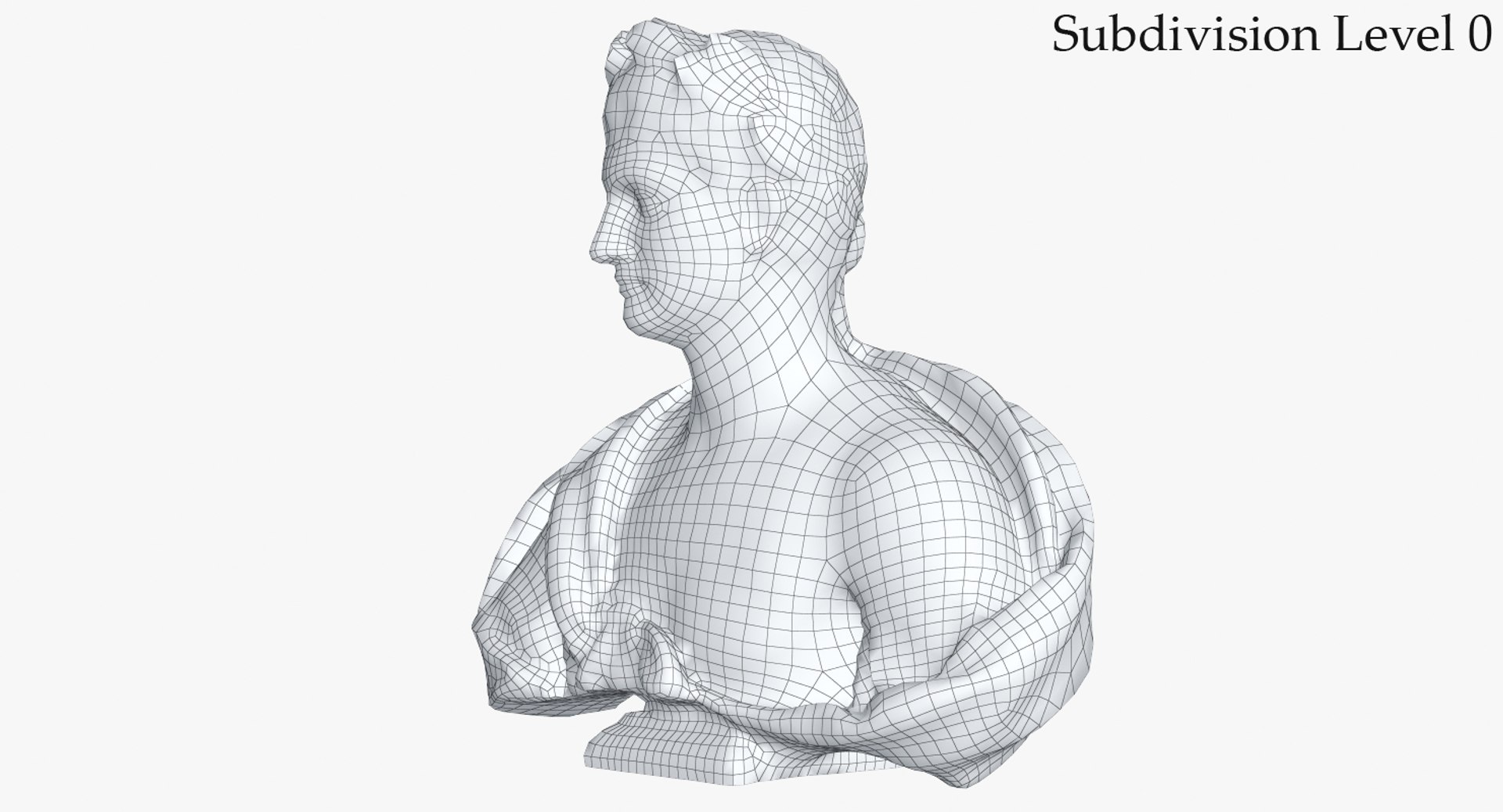 3D man bust - TurboSquid 1219980
