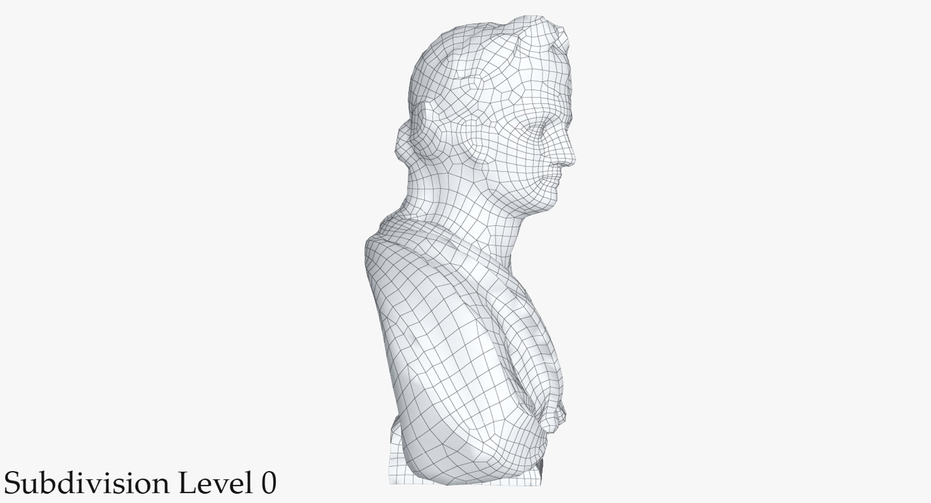 3D man bust - TurboSquid 1219980