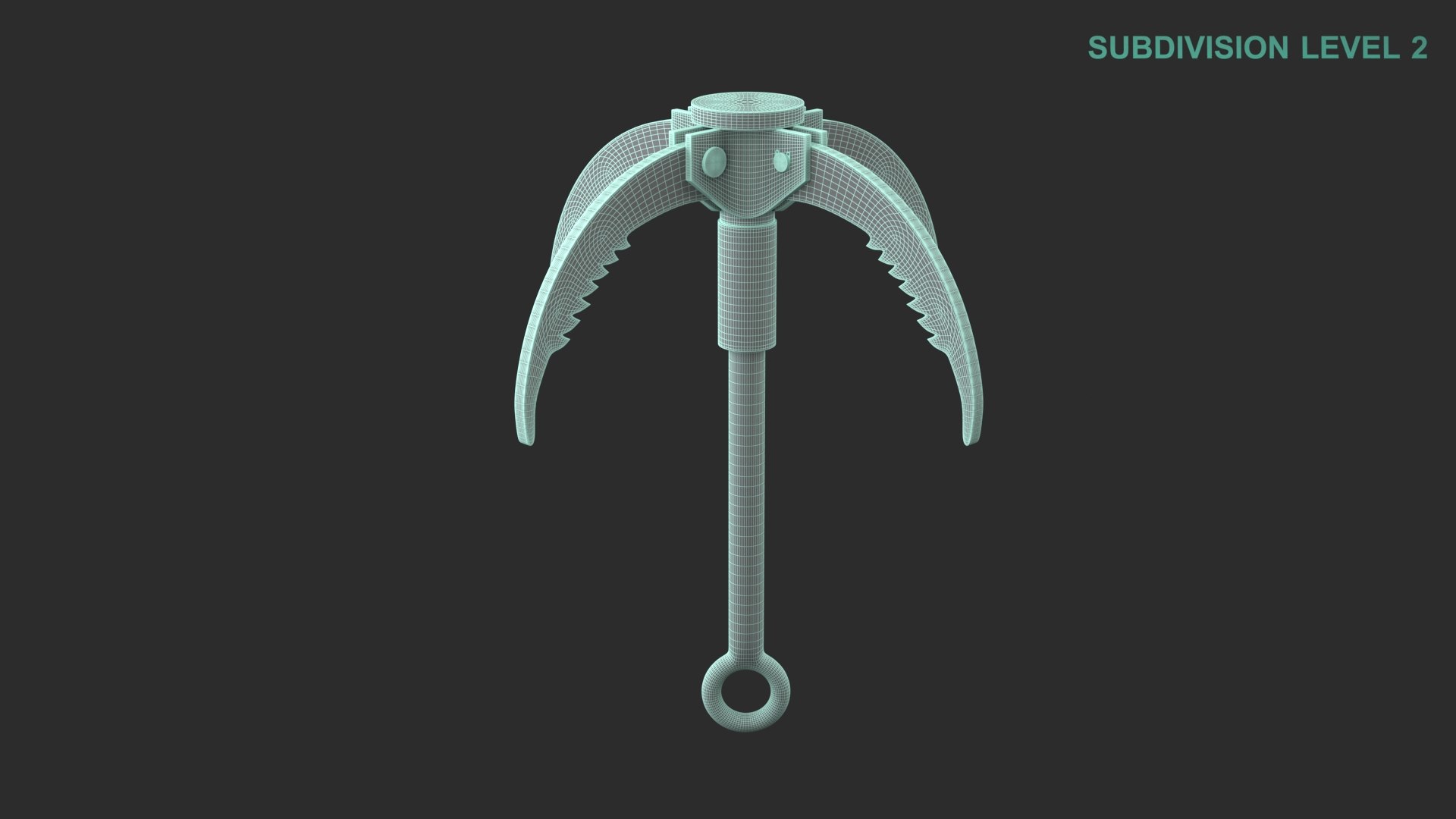 Grappling Hook 3D Model - TurboSquid 1829191