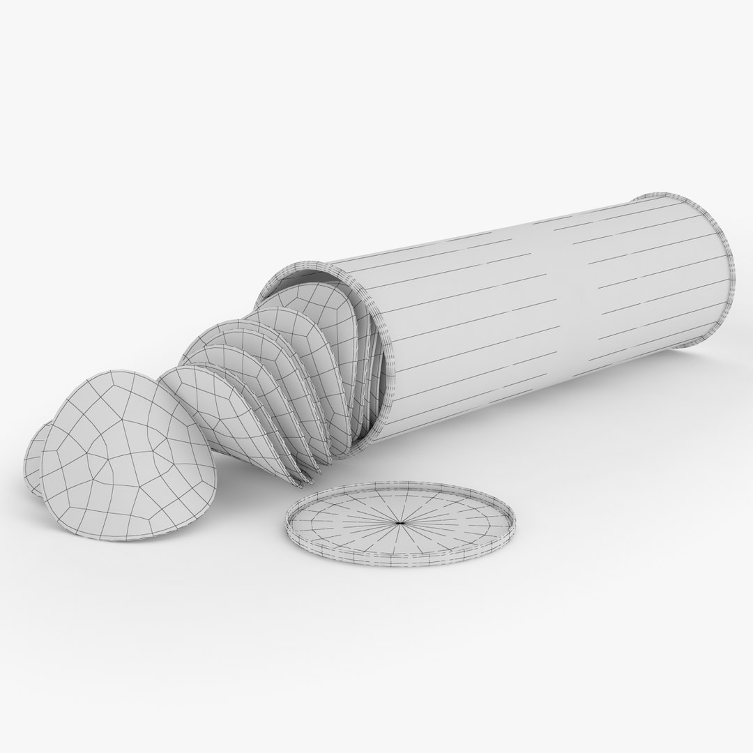 3d Pringles Real Realistic Model