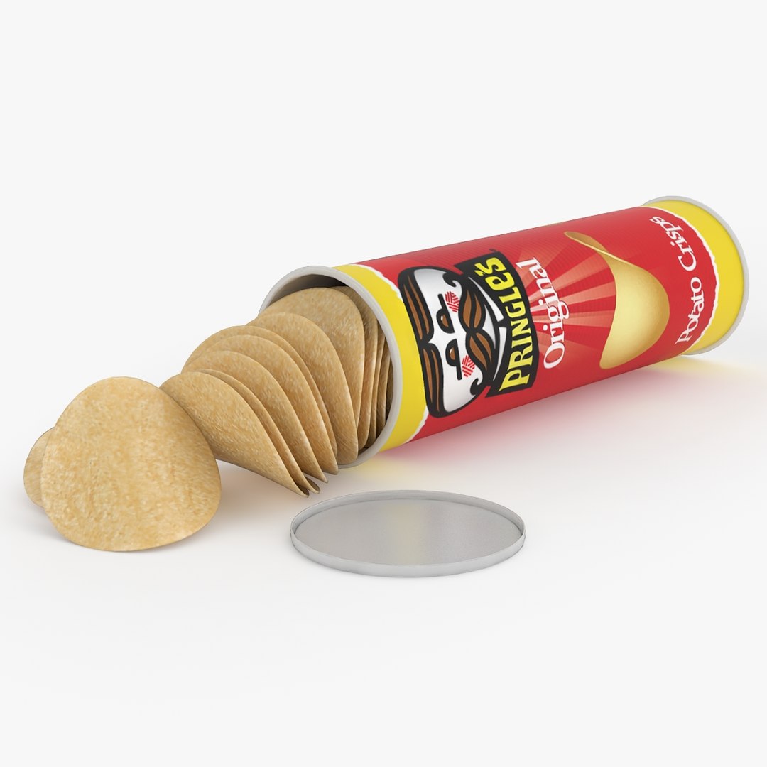 3d Pringles Real Realistic Model